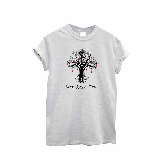 Once Upon a Time Unisex Print Tshirt Top Crew Neck T-shirt | Etsy