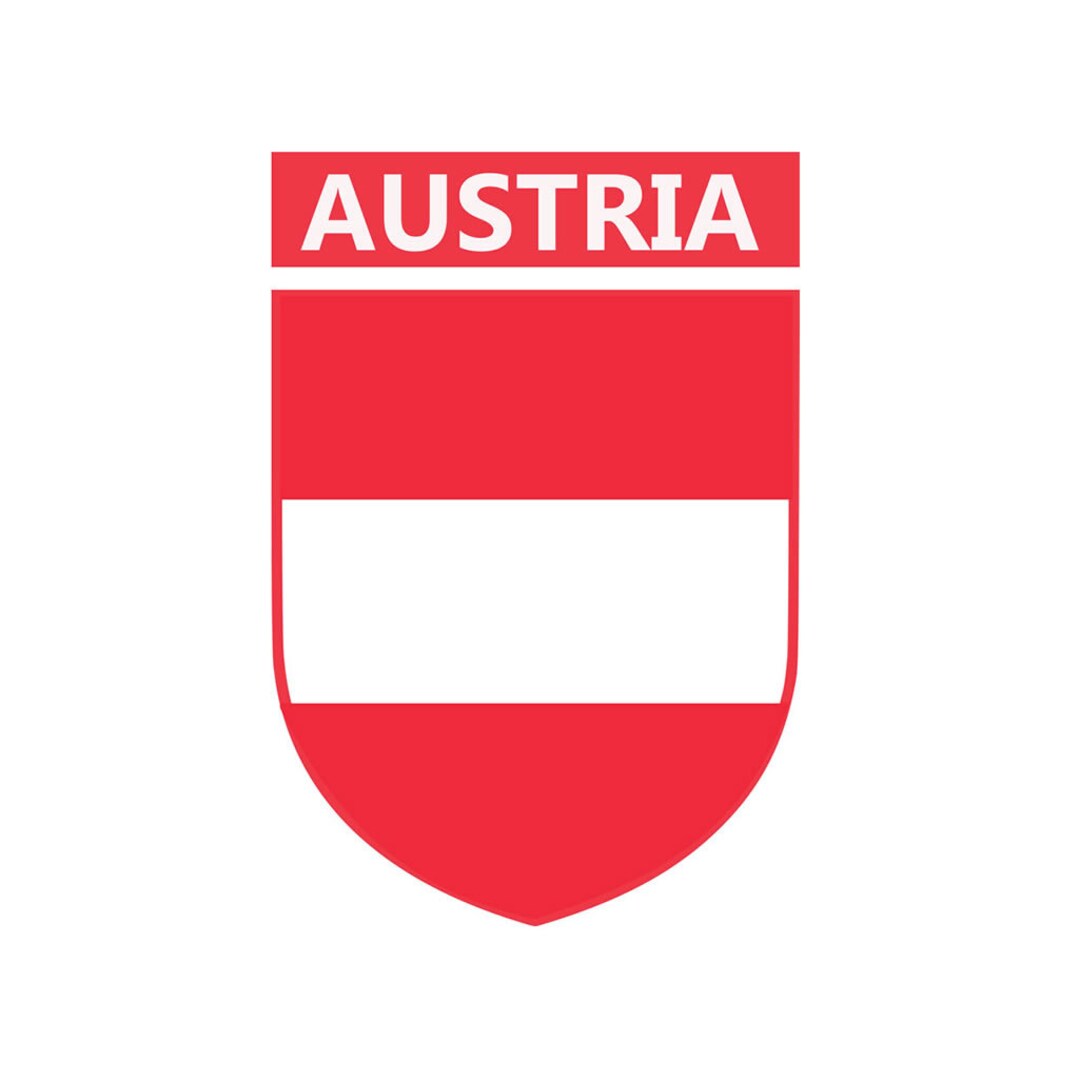 Austria Team Crest Iron on Screen Print Transfers for Fabrics Machine ...