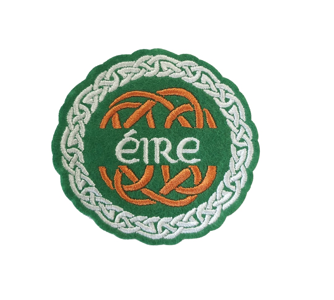 Irish Eire Embroidery Patch Iron on or Sew on Embroidered Transfer ...