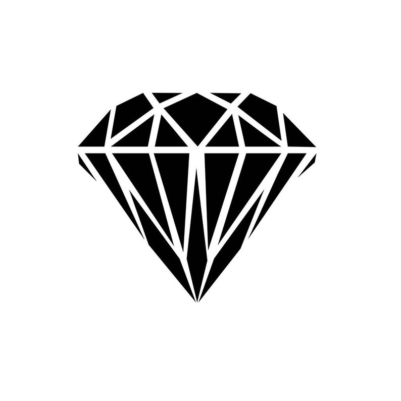 Set of 2 Diamond Iron on Screen Print Transfer for Fabrics Rock ...