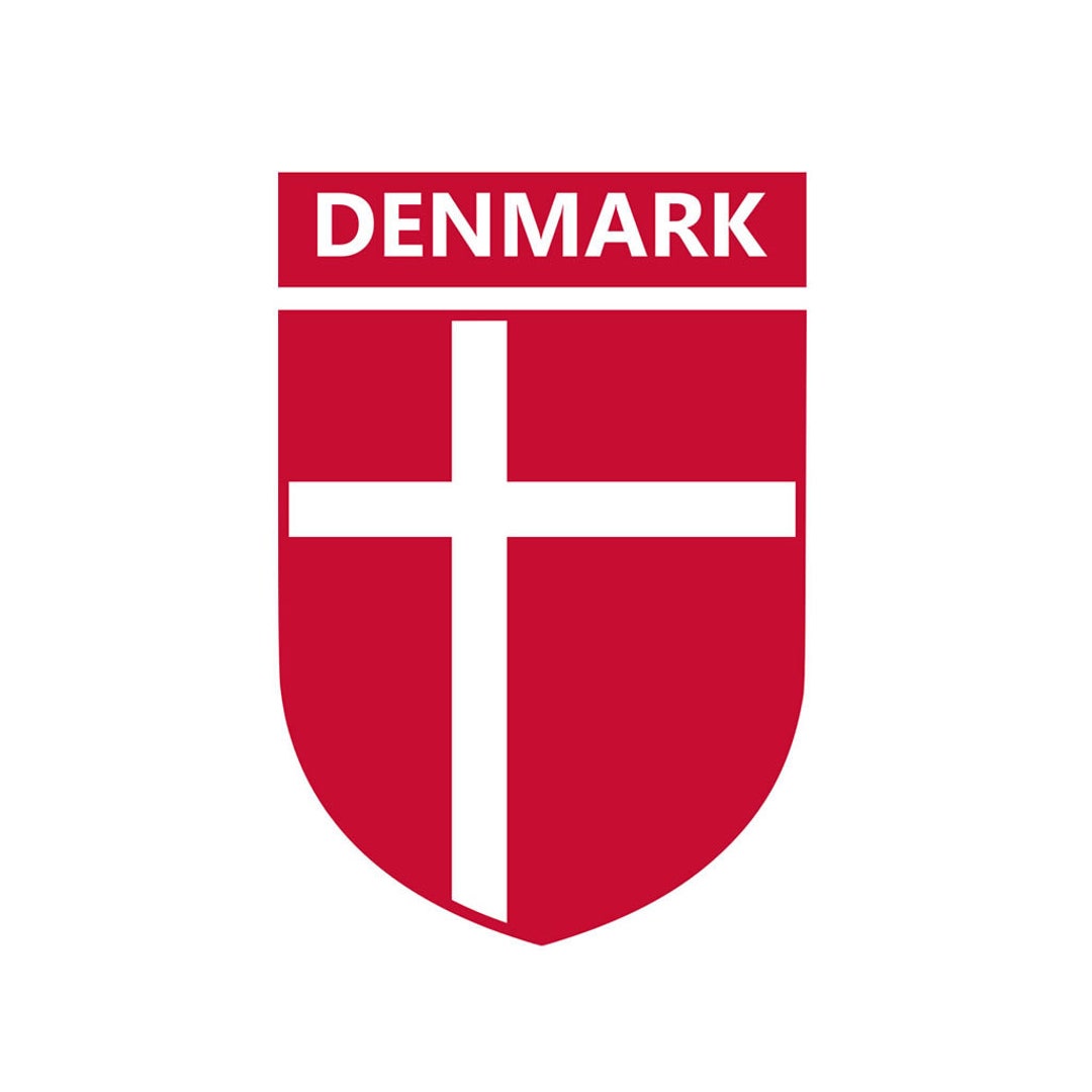 Denmark Team Crest SVG Png Dxf Eps File Format Instant Download the ...
