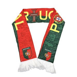 Portugal National Team Supporter Scarf Football Soccer World Cup ...