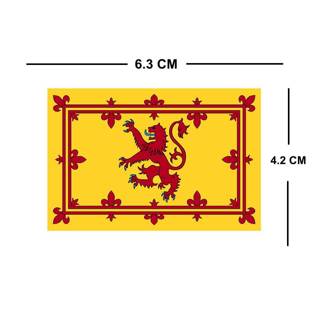 12 X Scotland Iron on Transfers for Fabrics Scottish Flag Map Thistle ...