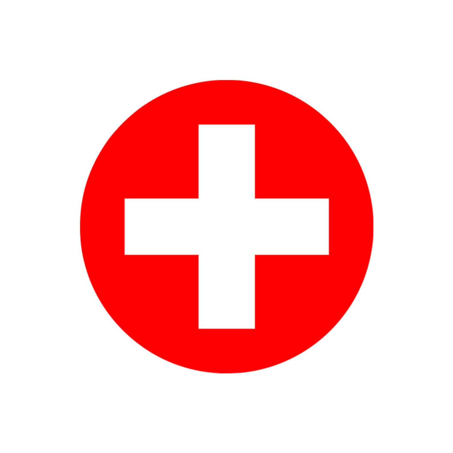 Red Cross Iron on Screen Print Transfers for Fabrics Medic Medical ...