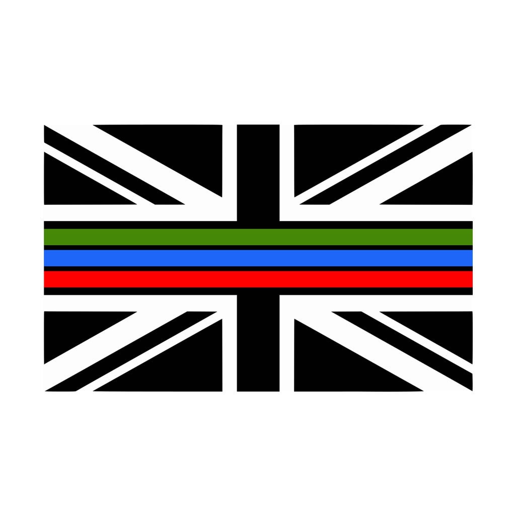 Thin Red and Blue Line Flag - Etsy UK