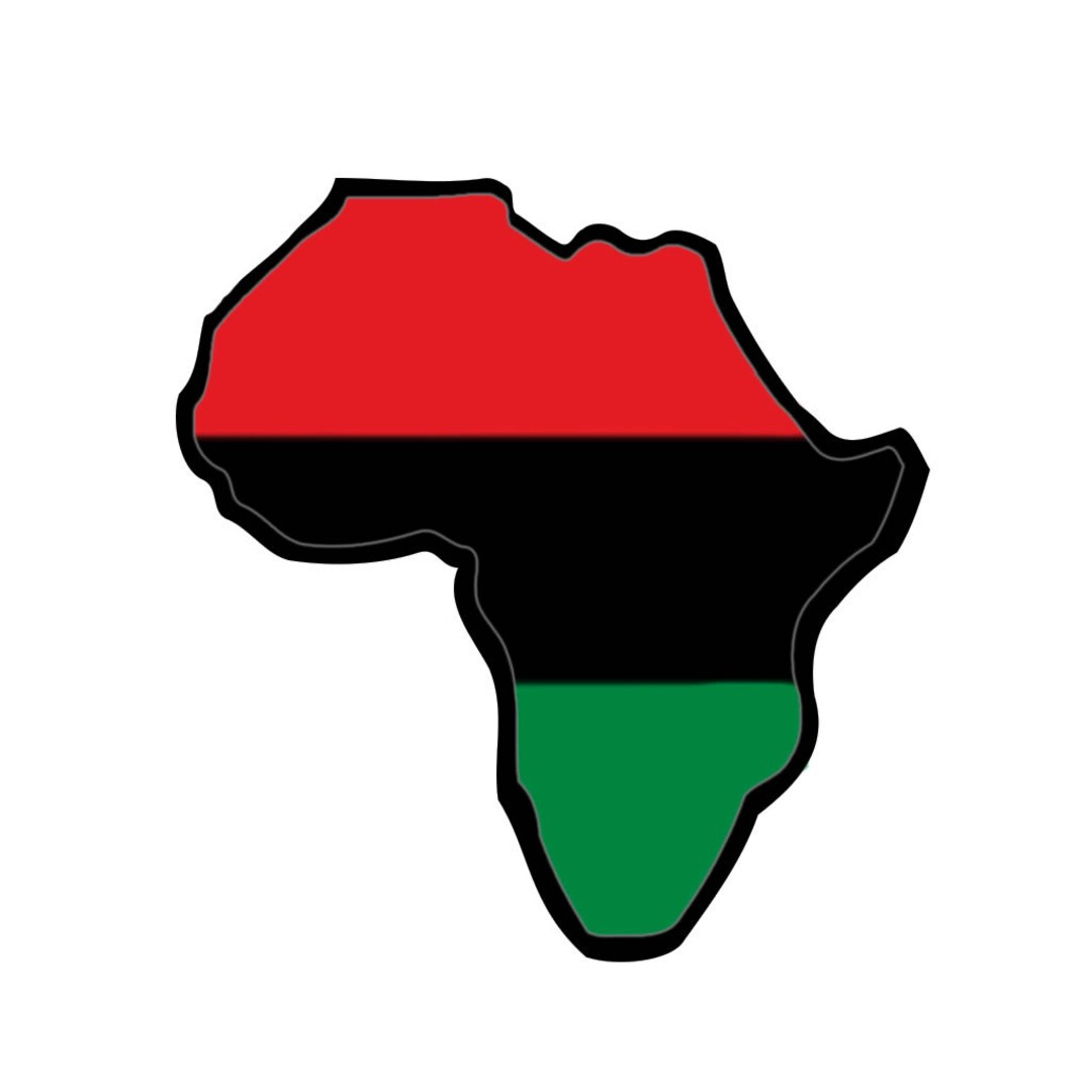 Pan Africa Map Iron on DIY Screen Print Transfer Patch for Fabric - Etsy