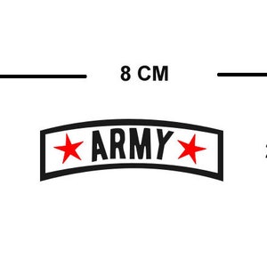 Set of 10 Iron on Army Screen Print Transfers for Fabrics Machine ...