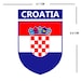 Croatia Team Crest Iron on Screen Print Transfers for Fabrics Machine ...