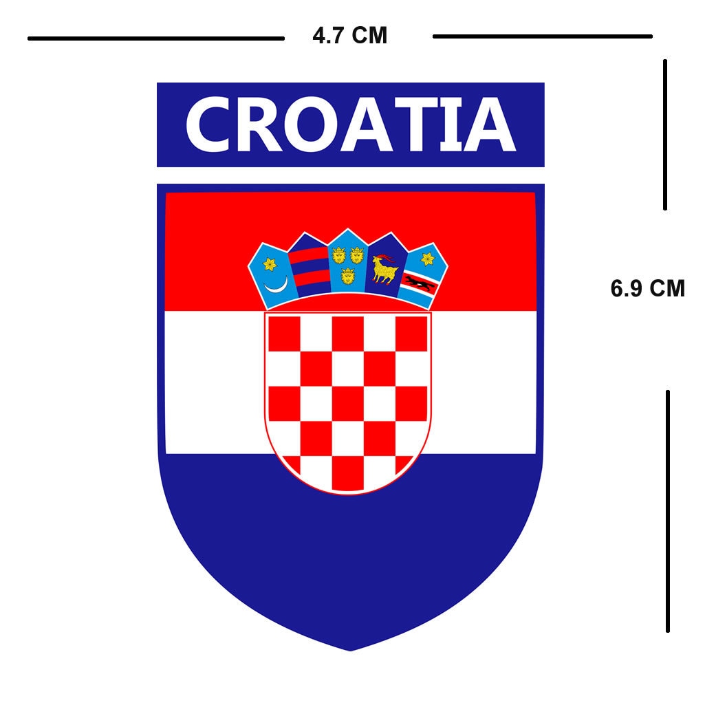 Croatia Team Crest Iron on Screen Print Transfers for Fabrics | Etsy