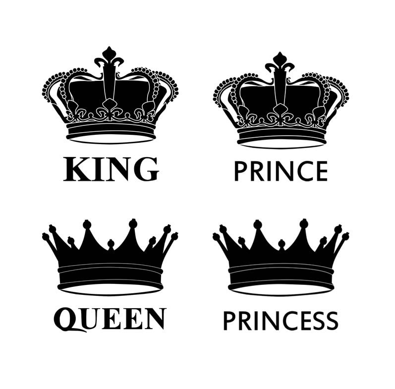 DIY the Royals King Queen Prince Princess Crown Iron on - Etsy UK