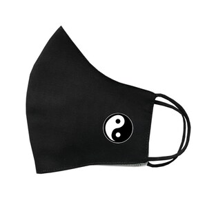 Ying Yang Mask Protective Covering Washable Reusable Breathable Cotton ...