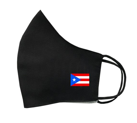 Puerto Rico Flag Face Mask Protective Covering Washable | Etsy