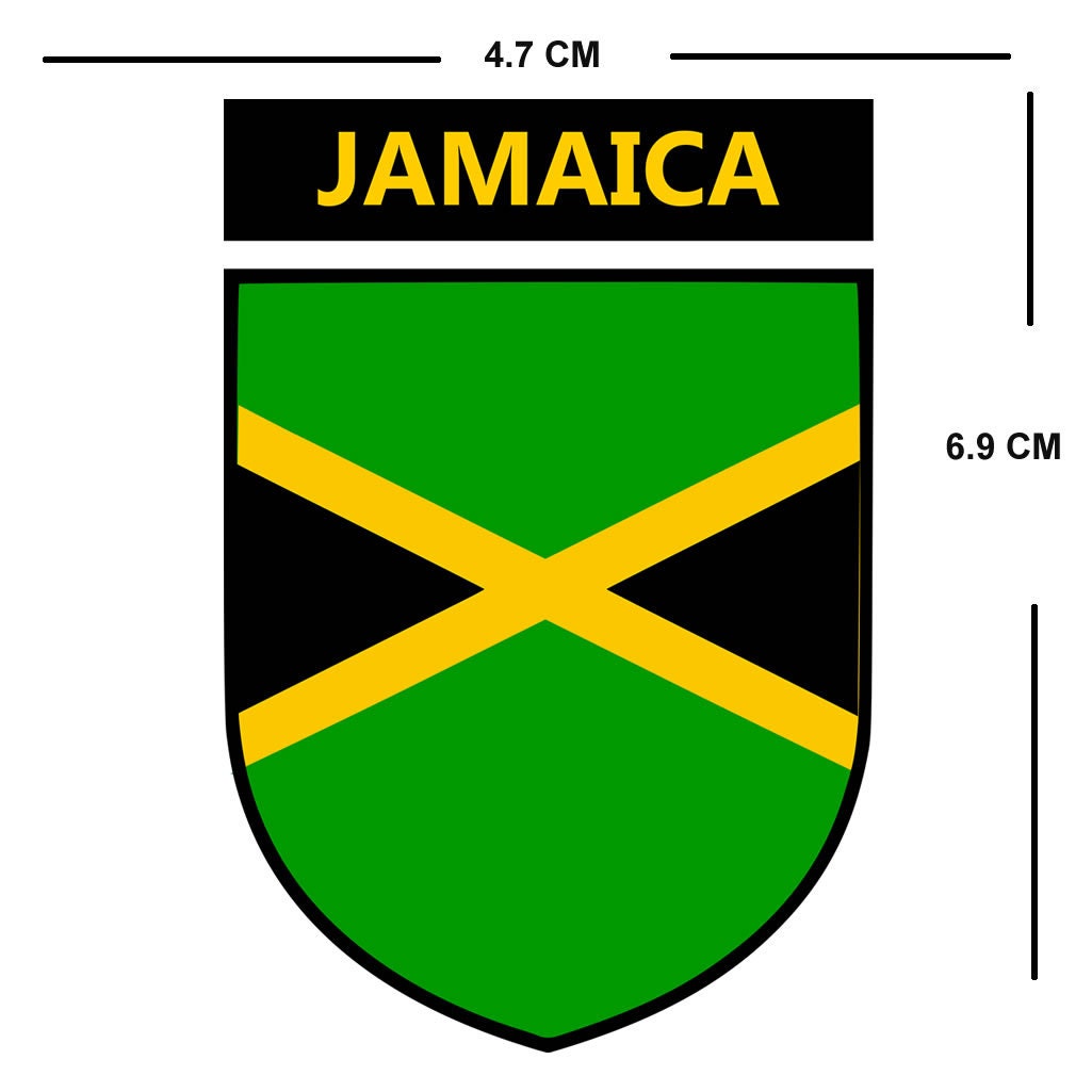 Jamaican Team Crest Iron on Screen Print Transfers for Fabrics - Etsy UK