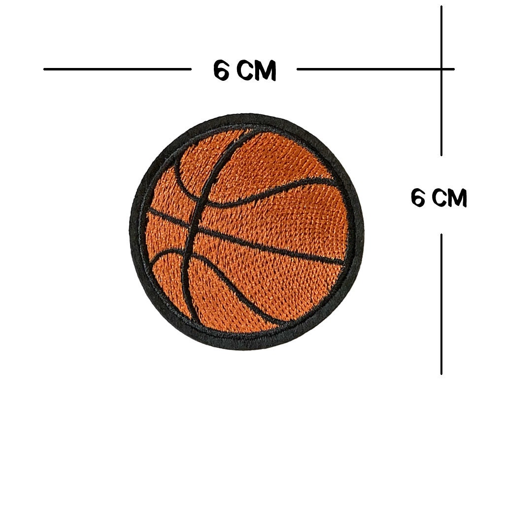 Basketball Embroidery Iron on or Sew on Patch Sport Badge - Brand New ...
