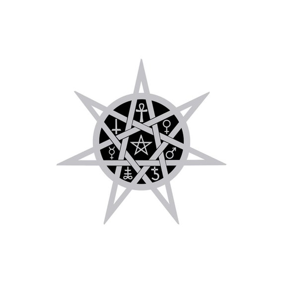 Set of 2 X Gothic Star Iron on Screen Print Patch for Fabric | Etsy