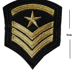 Set of 8 Army Iron / Sew on Embroidered Patch Badge Embroidery Military ...