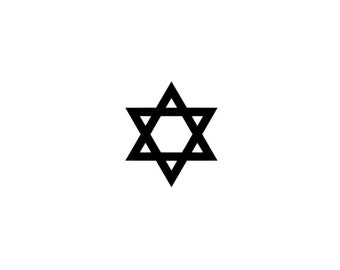 Hineni Hebrew Temporary Tattoo Sticker set of 4 - Etsy