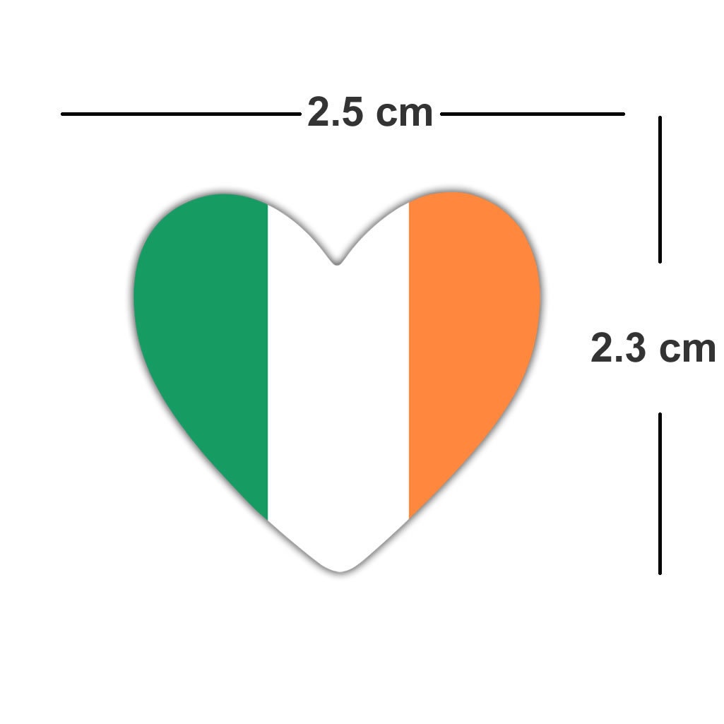 15 X Irish Iron on Transfers for Fabrics Ireland Flag Shamrock Irish ...