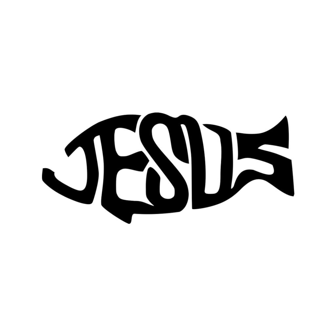 Jesus Fish Symbol Temporary Tattoo Body Art Christian Christ Cross - Etsy