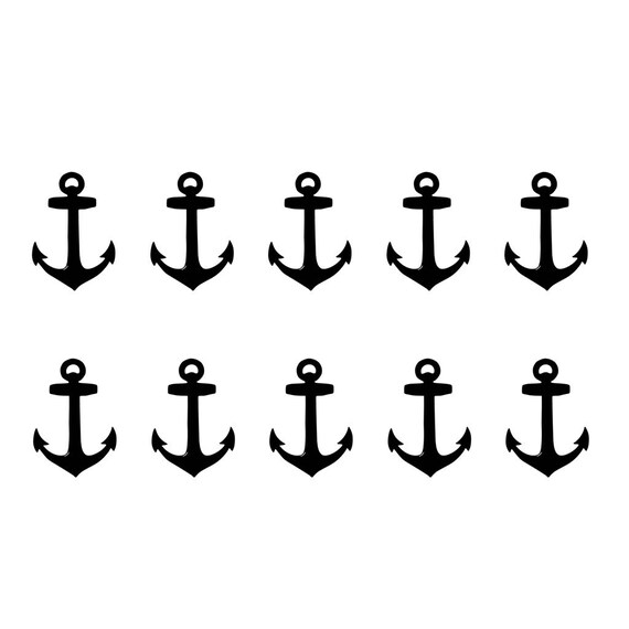 Set of 10 Anchor Iron on Screen Print Transfer for Fabrics | Etsy