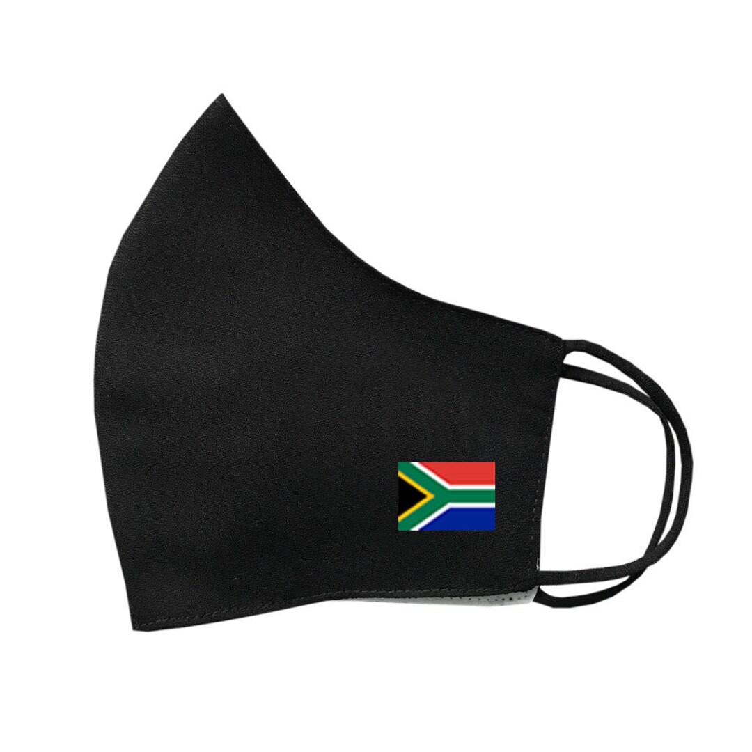South Africa Flag Mask Protective Covering Washable Reusable Breathable ...