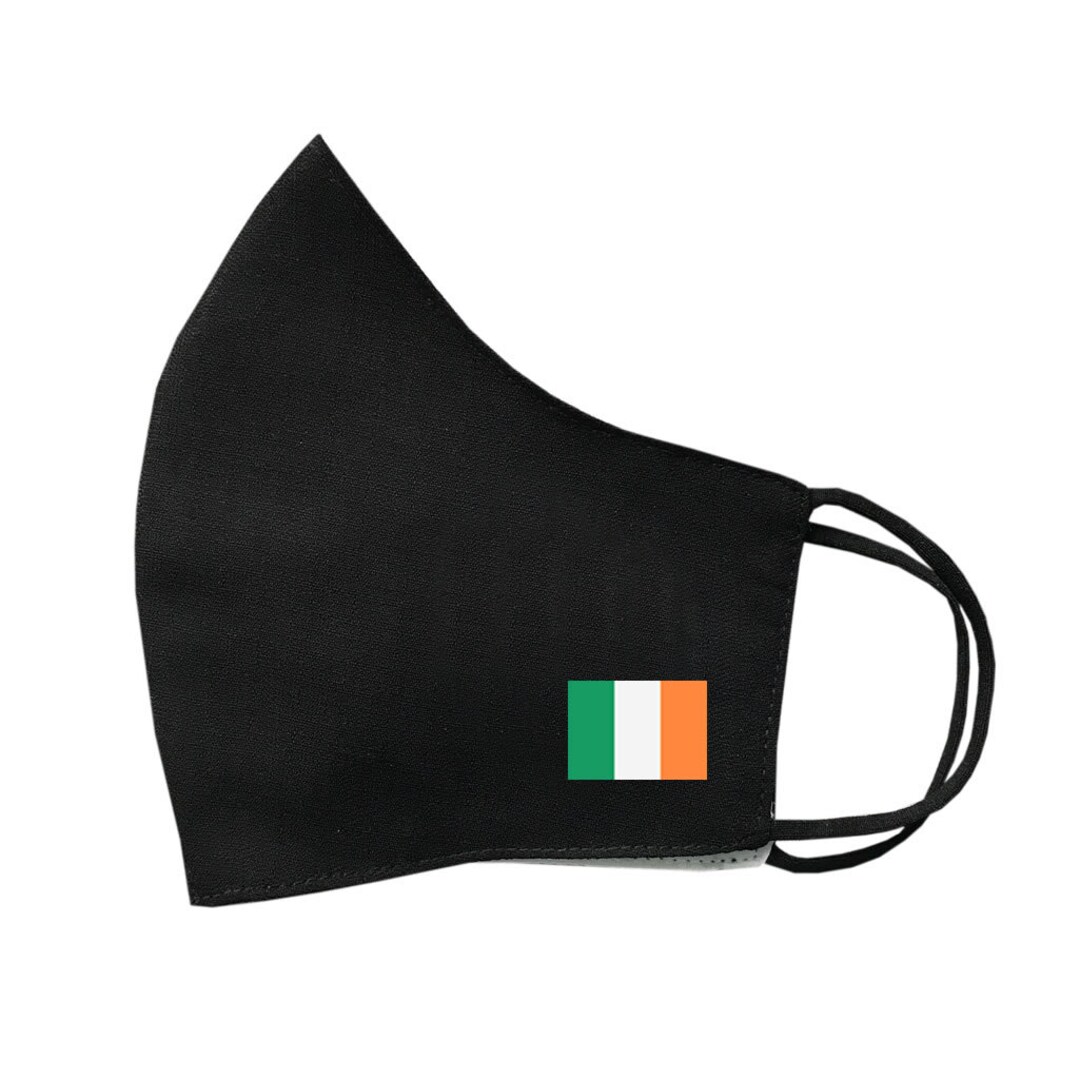 Ireland Flag Mask Protective Covering Washable Reusable Breathable ...