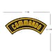Set of 2 Commando Iron on Screen Print Transfers for Fabrics Machine ...