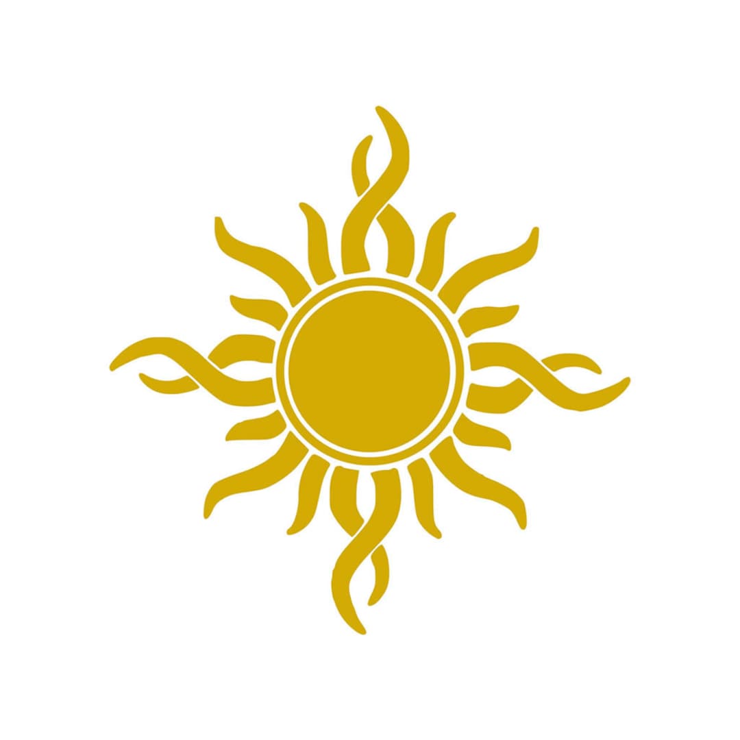 Set of 2 Sun Iron on Screen Print Transfers for Fabrics Machine ...