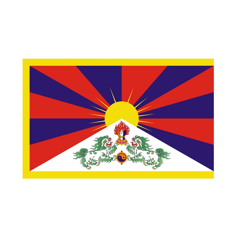 Free Tibet Sticker - Etsy
