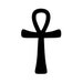 Set of 2 X Ankh Iron on Screen Print Patch for Fabric Machine Washable ...