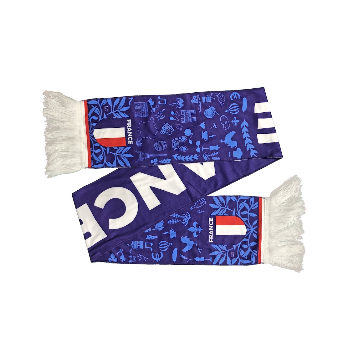 France National Team Supporter Scarf Football Soccer World Cup Football ...