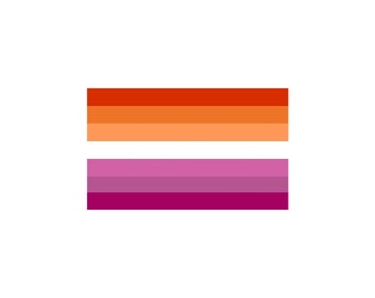 Sunset Lesbian Flag - Etsy
