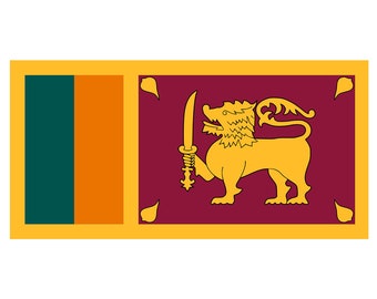 Sri Lanka Flag Patch - Etsy
