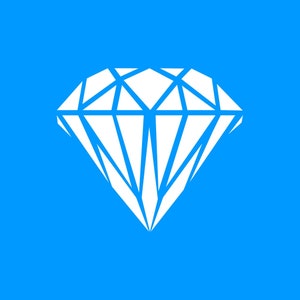 Set of 2 Diamond Iron on Screen Print Transfer for Fabrics Rock ...