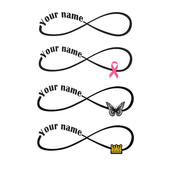 Tattoo Name Ribbon