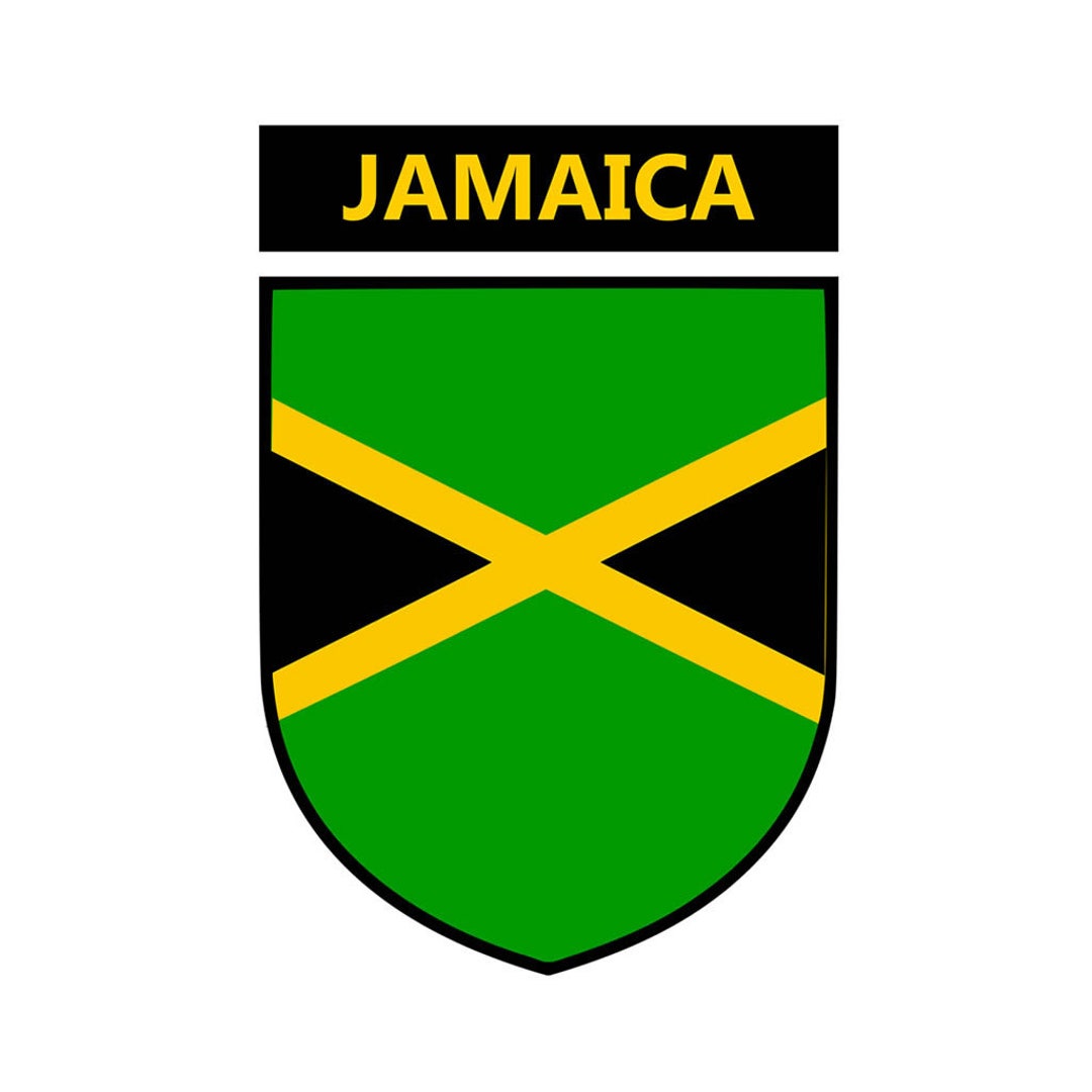 Jamaican Team Crest Iron on Screen Print Transfers for Fabrics Machine ...