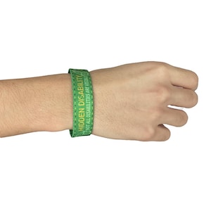 Hidden Disability Patient Elastic Wrist Band Wristband Butterfly - Etsy