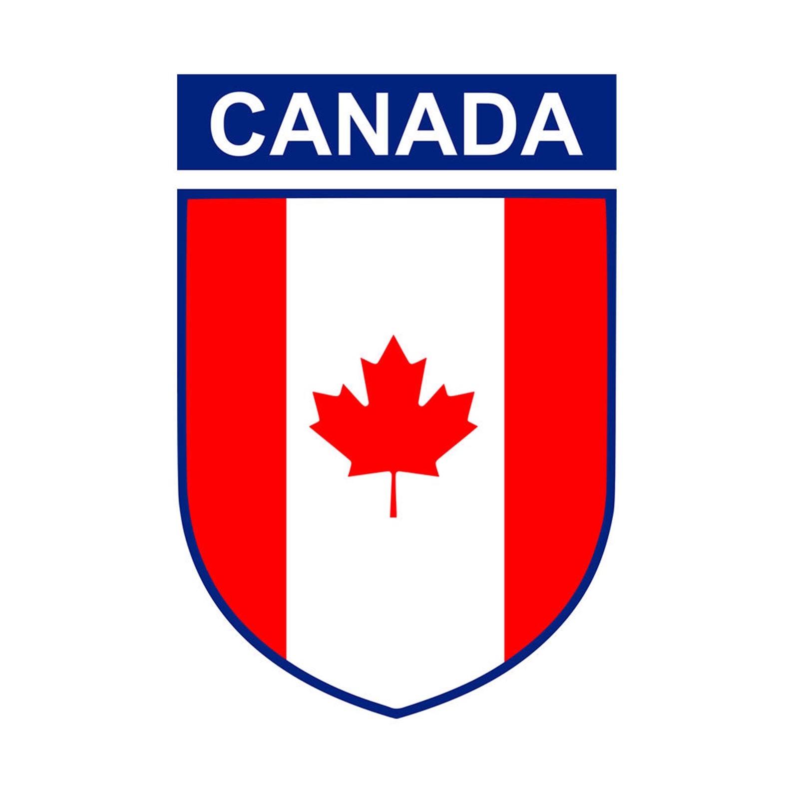 Canada Team Crest SVG png dxf eps Dateiformat Instant Download | Etsy
