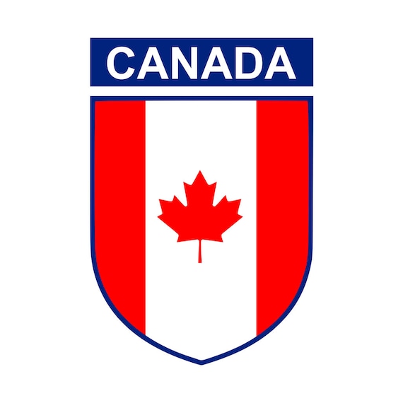 Canada Team Crest SVG png dxf eps file format Instant Download | Etsy