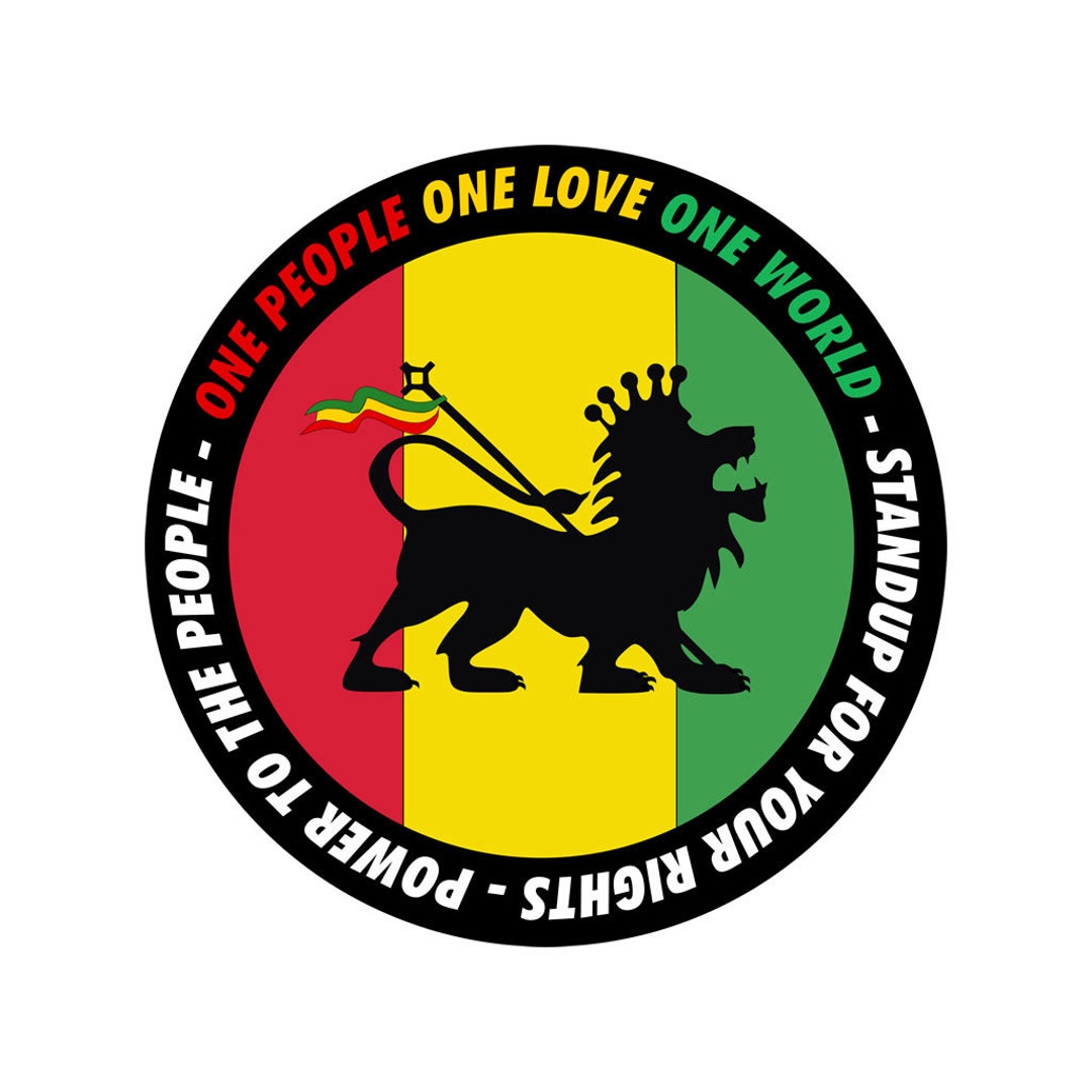 Power to the People One Love One World Iron on Transfer for Fabric ...