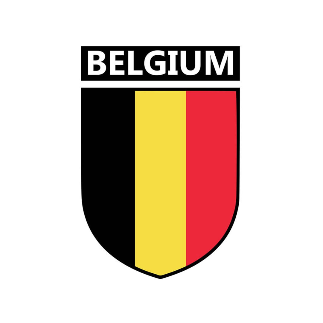 Belgium Team Crest Iron on Screen Print Transfers for Fabrics Machine ...
