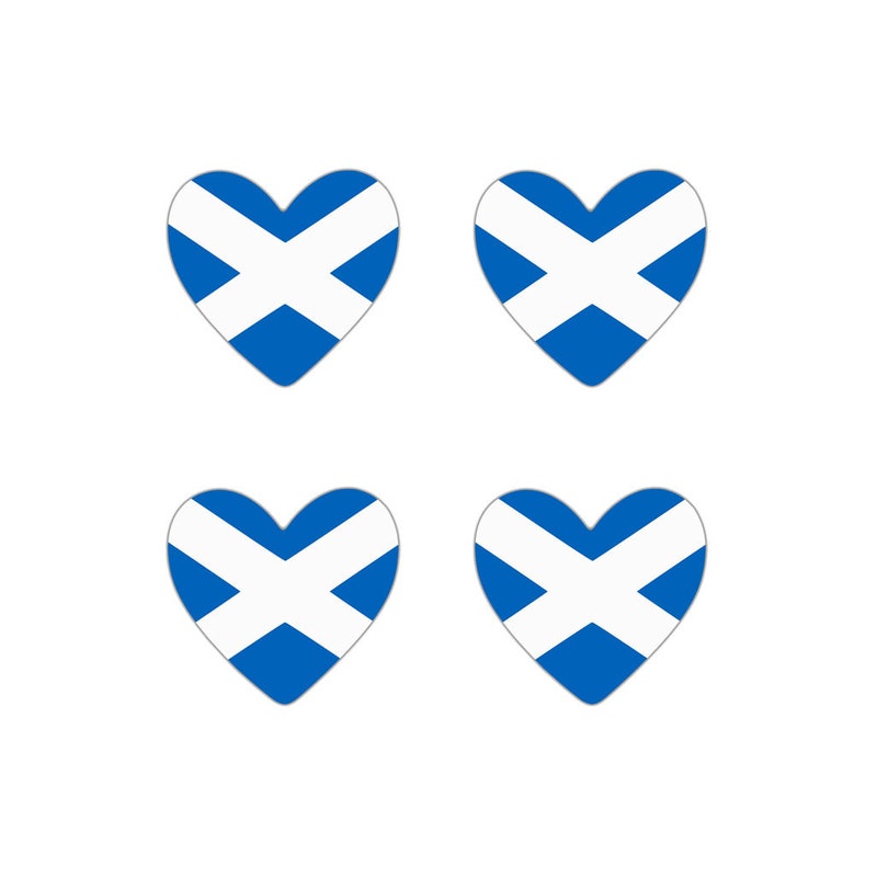Scotland Flag Heart - Etsy UK