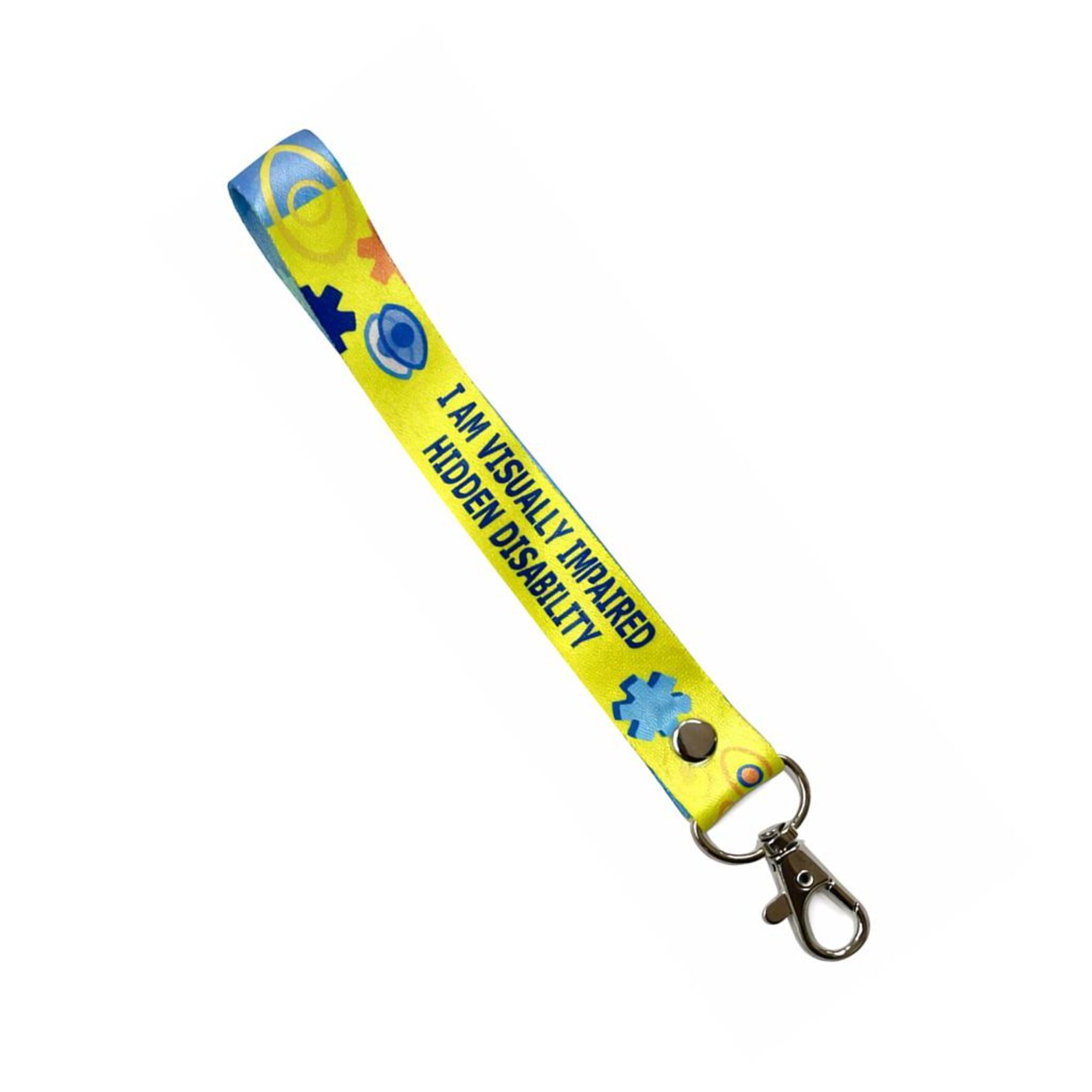 I Have a Visual Impairment Lanyard Key Tag Set Neck Strap Safety ...