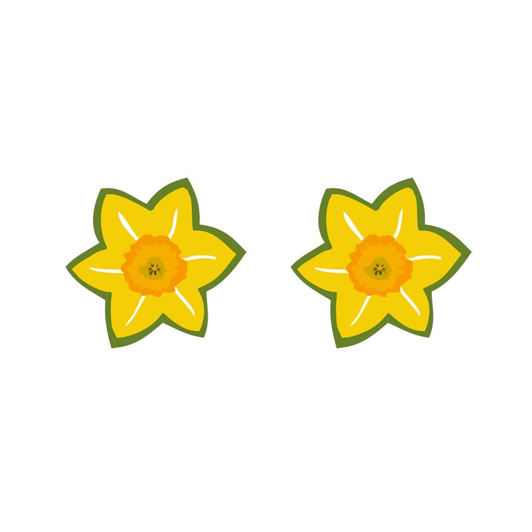 2 X Daffodil Temporary TATTOO Wales / Welsh National Flower - Etsy