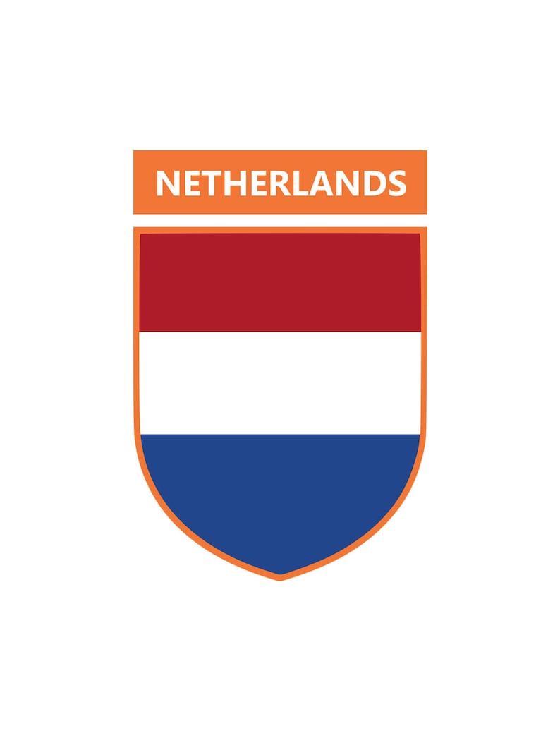 Netherlands Team Crest SVG Png Dxf Eps File Format Instant Download the ...