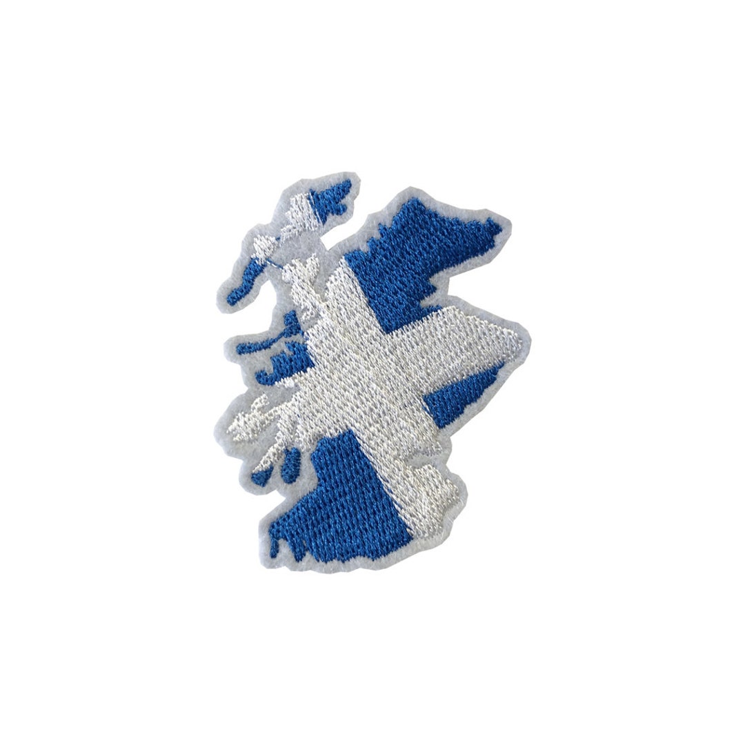 Scotland Map Embroidery Patch Iron on or Sew on Embroidered Patch ...