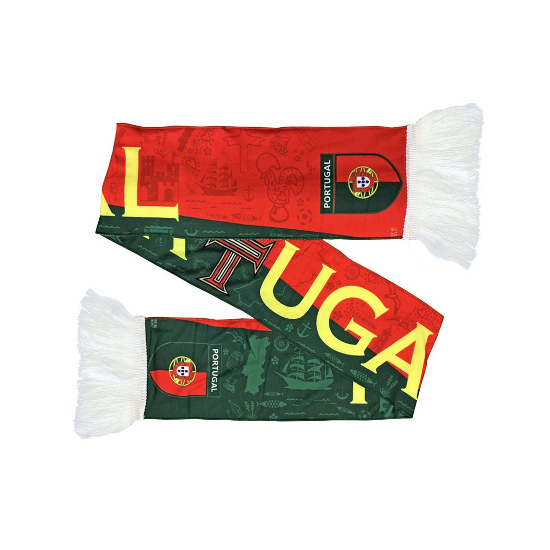 Portugal National Team Supporter Scarf Football Soccer World Cup ...