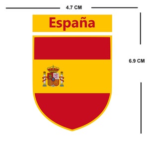 Spanish Team Crest Iron on Screen Print Transfers for Fabrics Machine ...