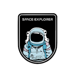 Space Explorer Iron on Screen Print Transfers for Fabrics Machine ...