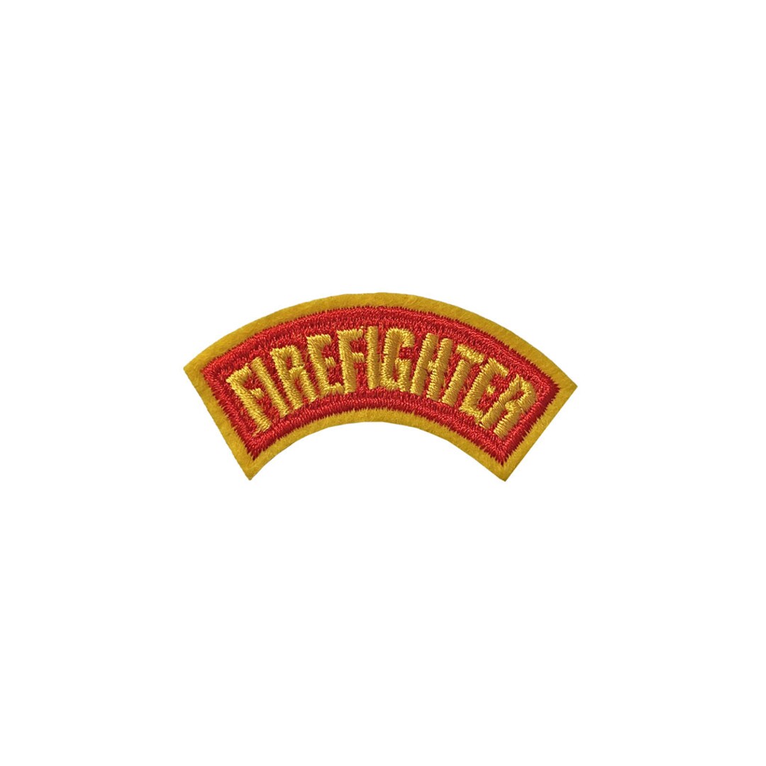Firefighter Embroidery Patch Iron on or Sew on Embroidered Transfer ...